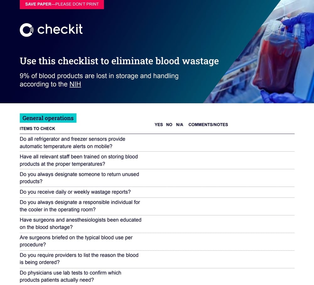 2024 Blood Product Crisis